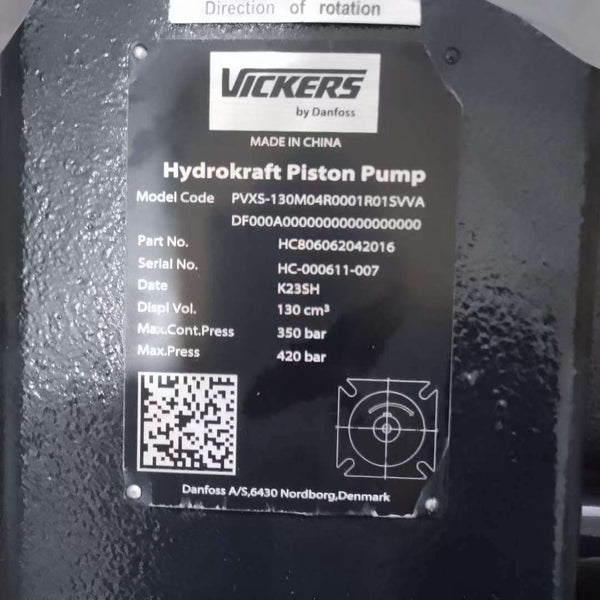 PVXS-130M04R001R01SVVA Eaton Vickers Hydrokraft Open Loop Piston Pump ...